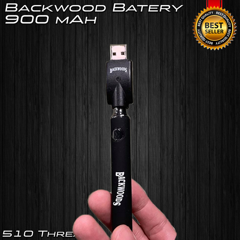 จัดส่งไว! Backwoods Battery 510 Thread 900mah Cartridges Pen Battery ...