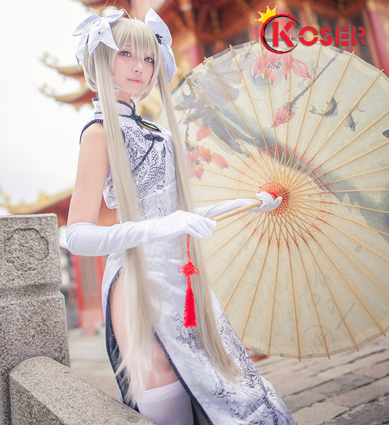 LXYH- COSER KING อะนิเมะ Yosuga NO Sora Cosplay ชุดคอสเพลย์ Kasugano Sora ผู้หญิงสำหรับหญิงจีน ...