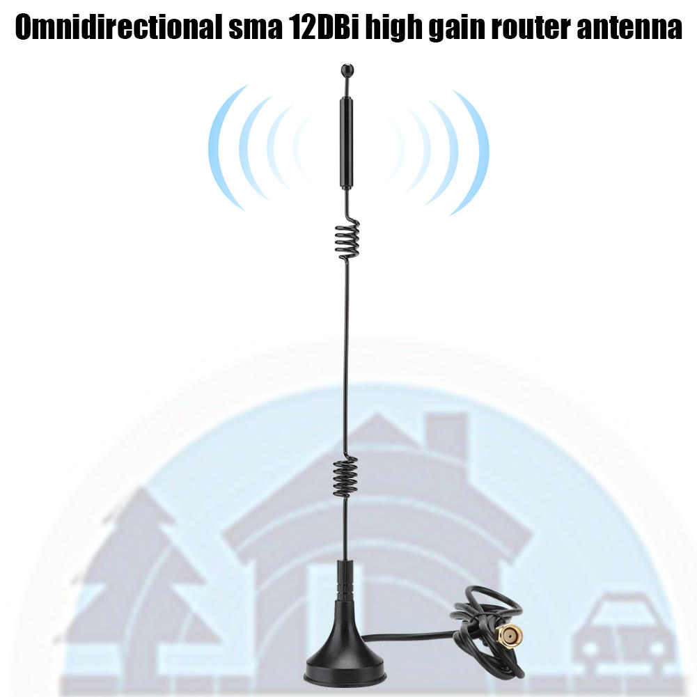 【ราคาถูก】WIFI router double helix antenna, ASHATA dual band 2.4 / 5GHZ ...