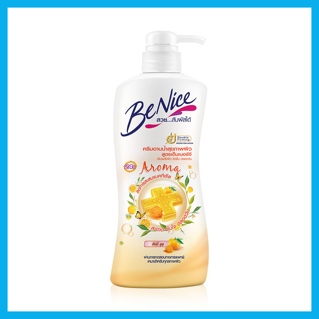 BeNice Antibac Shower Cream Energy Aroma Honey Yuzu 450ml - KONNIE&COCO ...