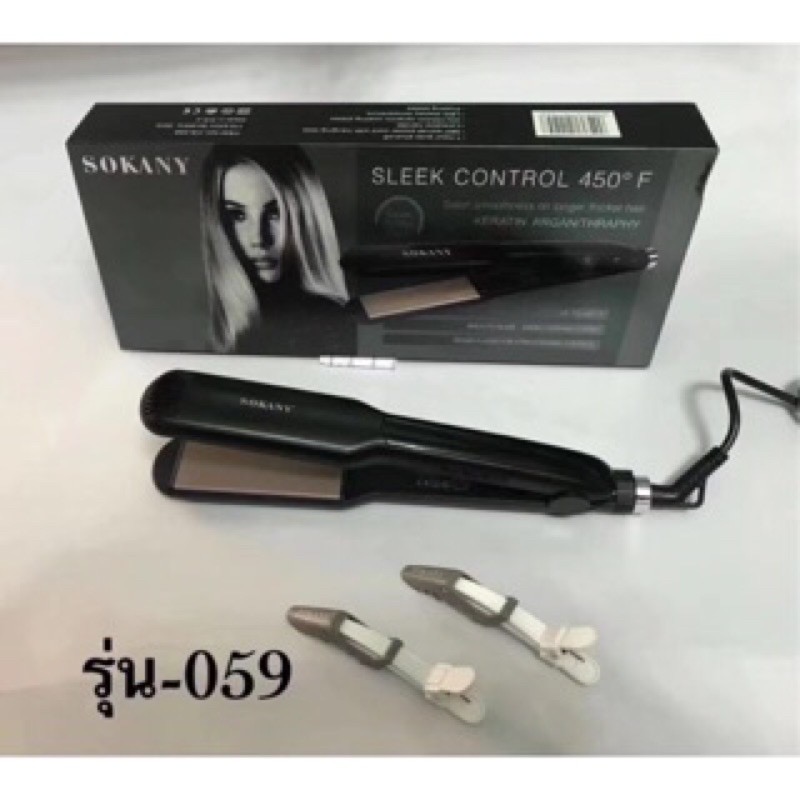 ส่งไว Sokany HS-059 รุ่นใหม่ปี 2021‼️ ของแท้???? เครื่องหนีบผม เครื่องหนีบผมตรง ม้วนผม Sokany ...