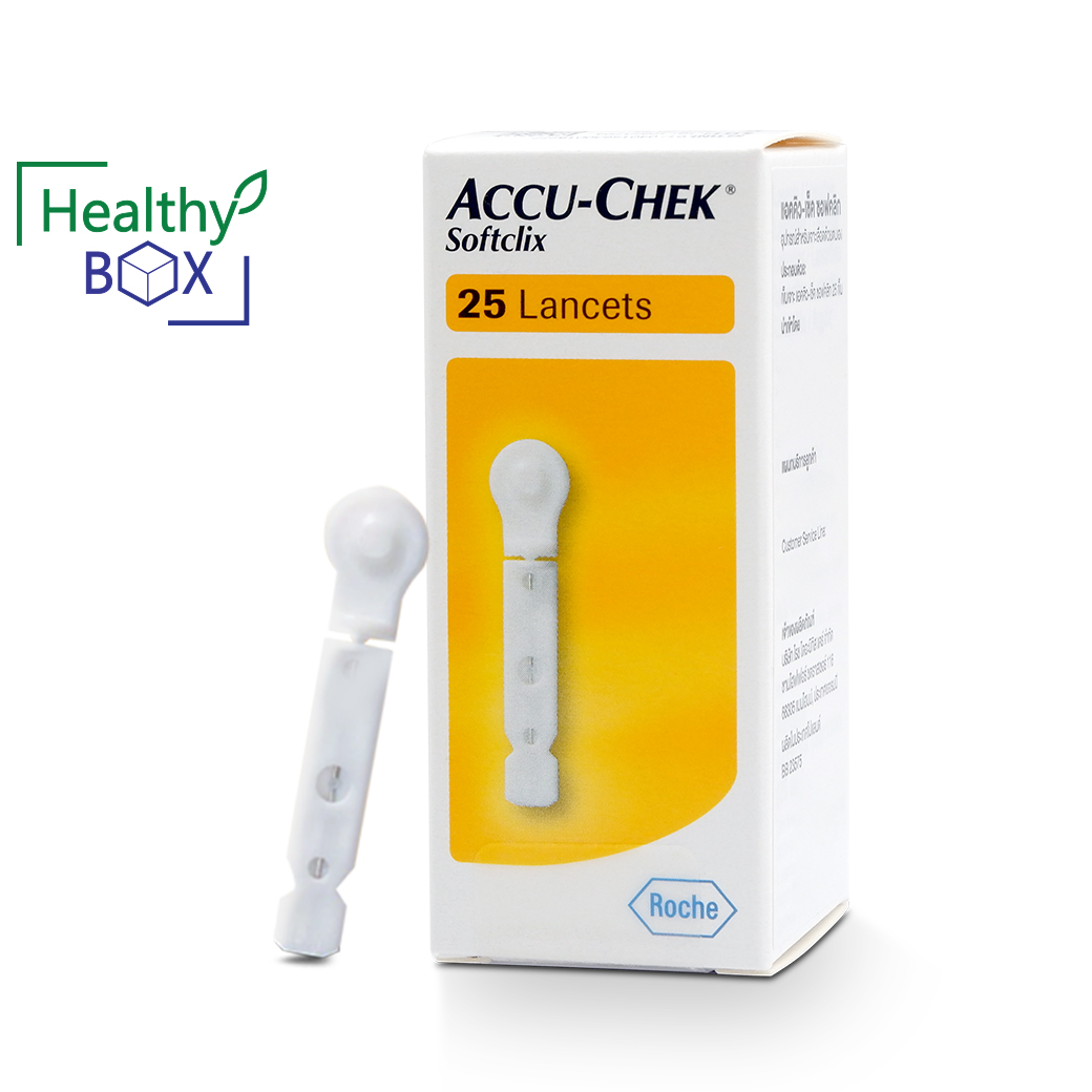 ACCU-CHEK Softclix Lancet 25 ชิ้น แอคคิว เช็ค ซอฟคลิก - Healthybox1 ...