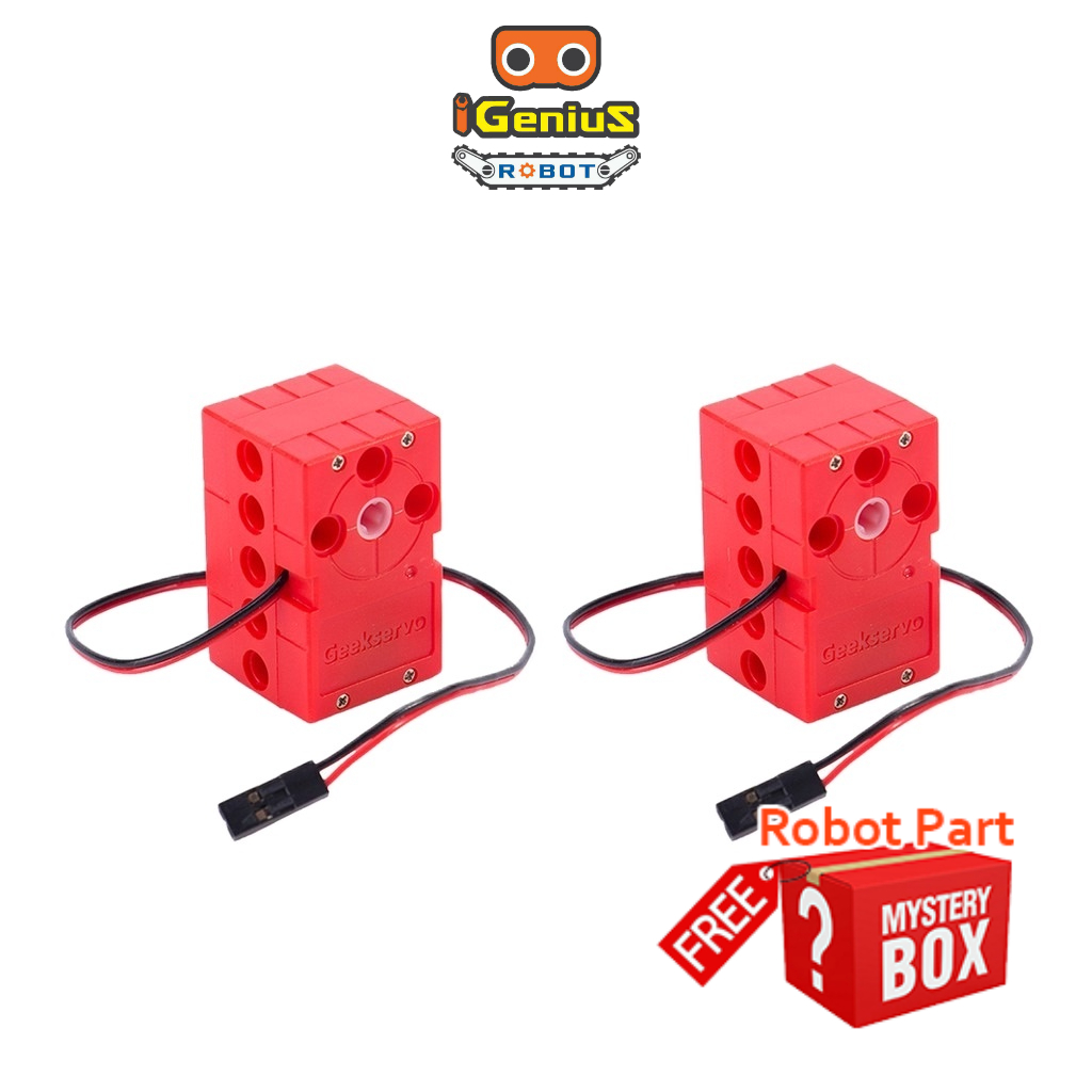 microbit ไมโครบิต iGenius Robot Geek 2 ตัว Servo Red Motor 2Kg มอเตอร์ เซอร์โว บอร์ด ไมโครบิต ...