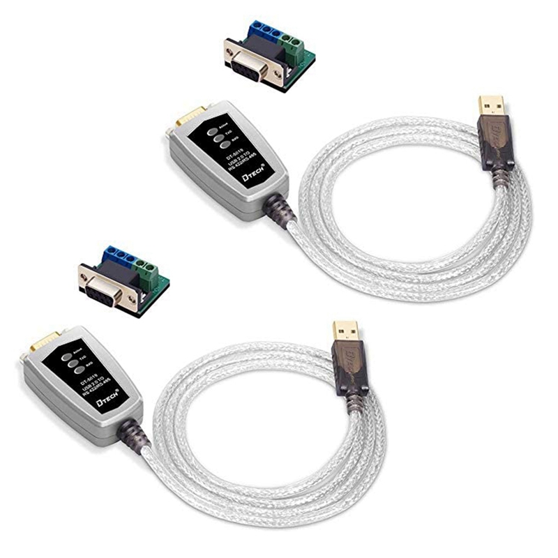 3X DTech USB to RS422 RS485 Serial Port Adapter Cable with FTDI Chipset ...