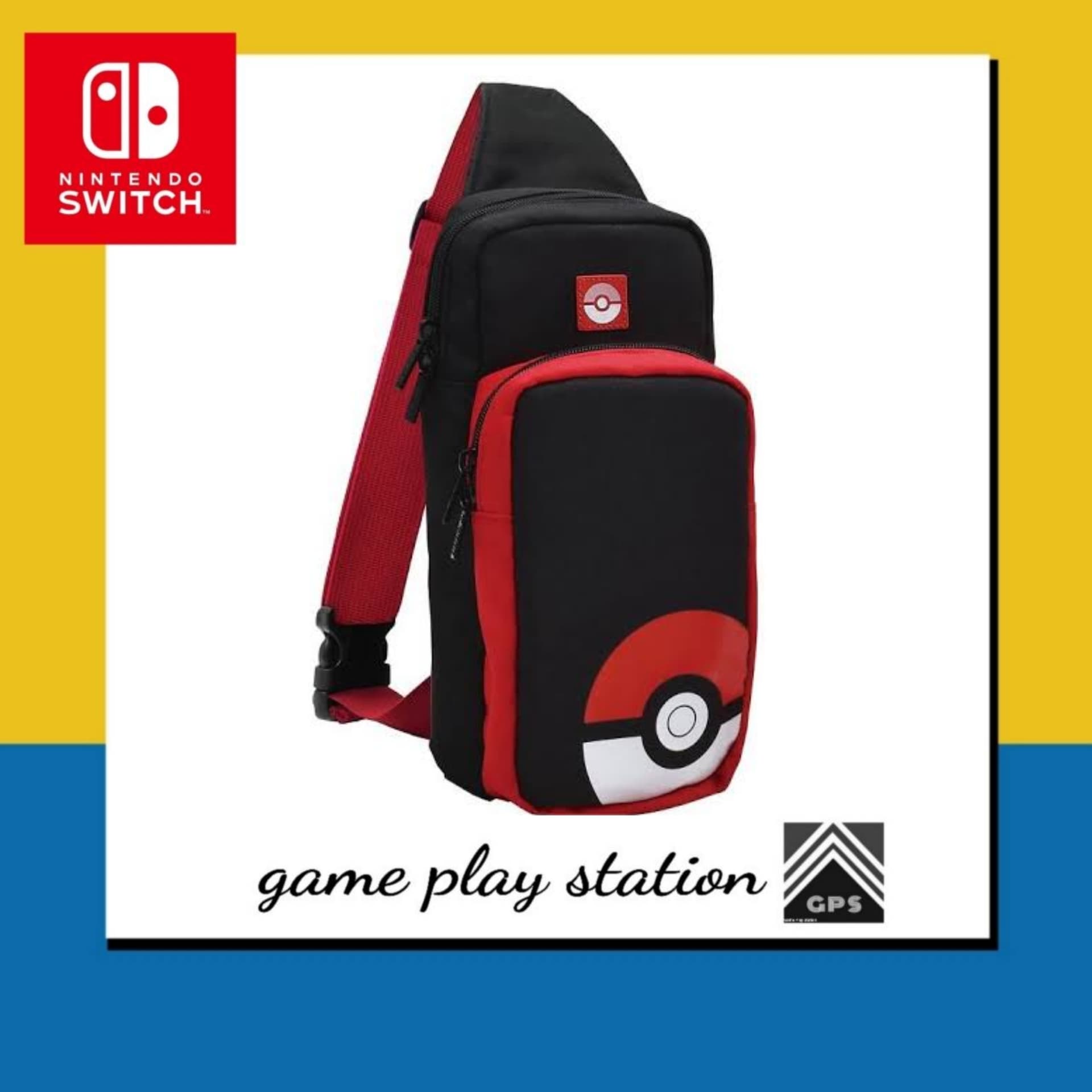 nintendo switch go pack hori ( กระเป๋าสะพายข้าง แบบผ้า ) | Lazada.co.th