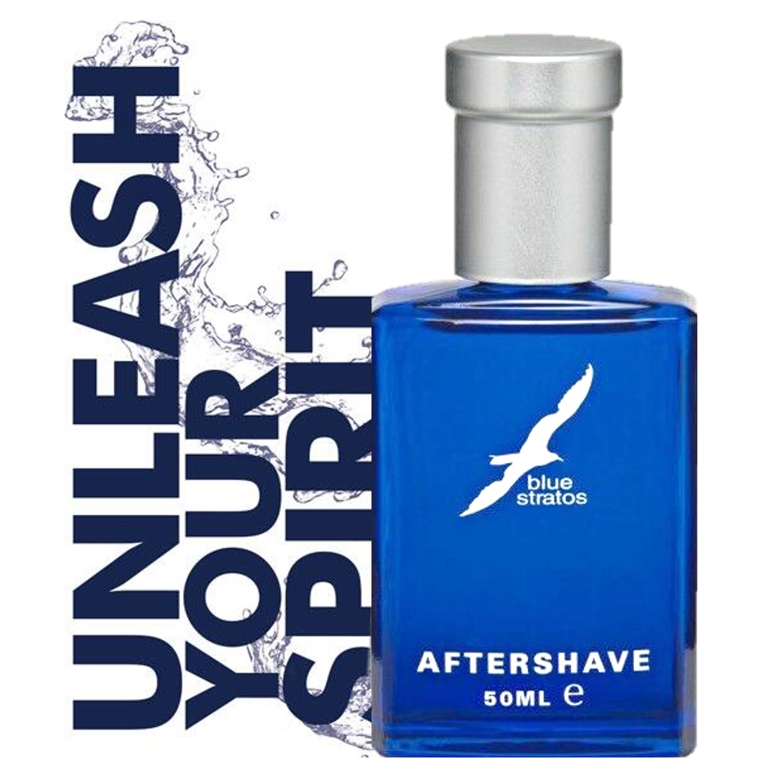 Blue Stratos Aftershave 50ml ผลิตภัณฑ์บำรุงผิวหน้าหลังการโกนหนวดสูตร ...