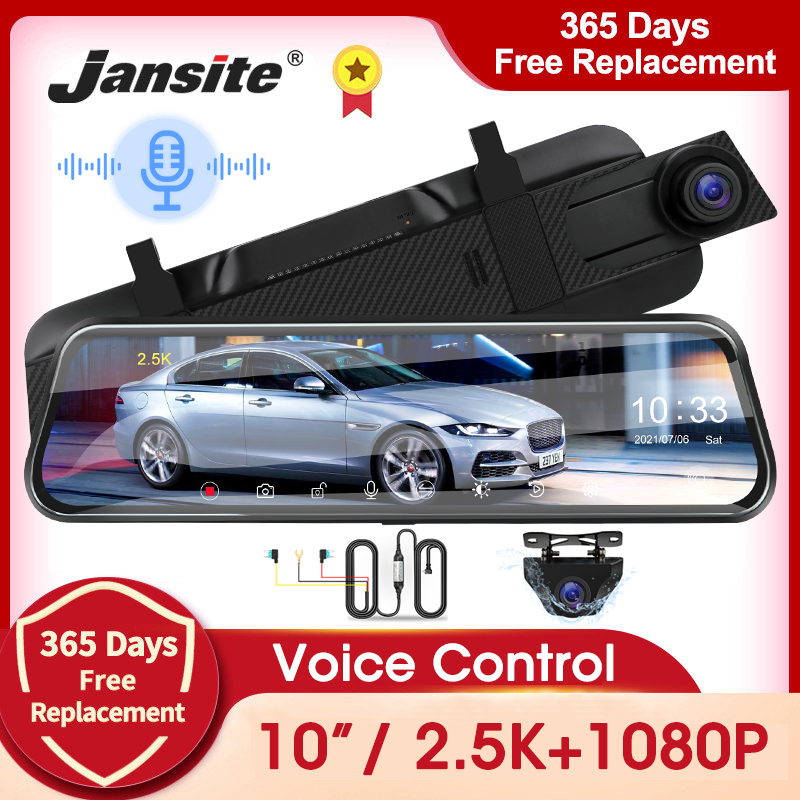รุ่นไหนดีสุด Jansite Car DVR Camera Dash Cam 10 inch Rearview Recorder ...
