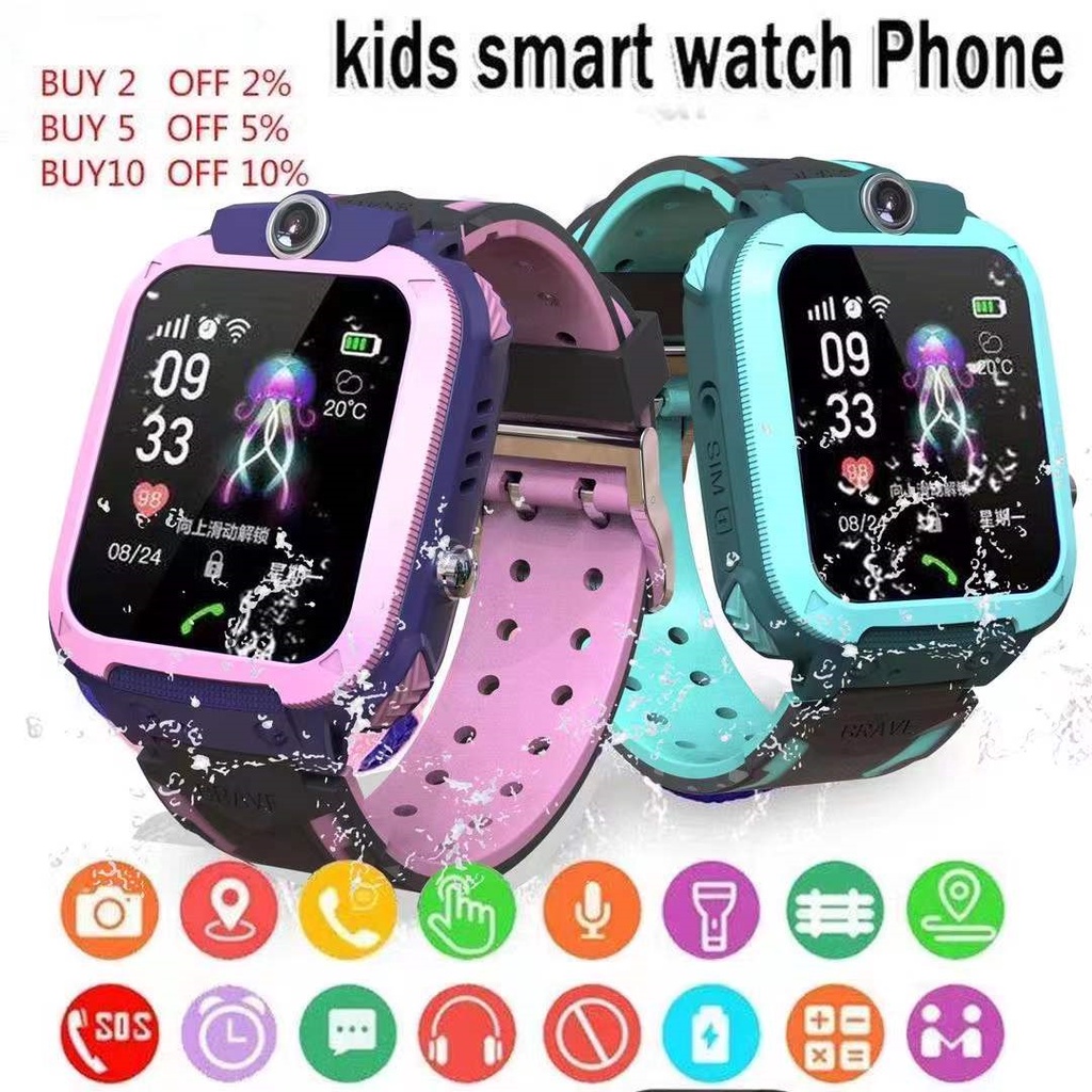 [เมนูภาษาไทย] พร้อมส่ง นาฬิกาเด็ก Q12 Kids Smart Watch นาฬิกาเด็กคล้าย ...