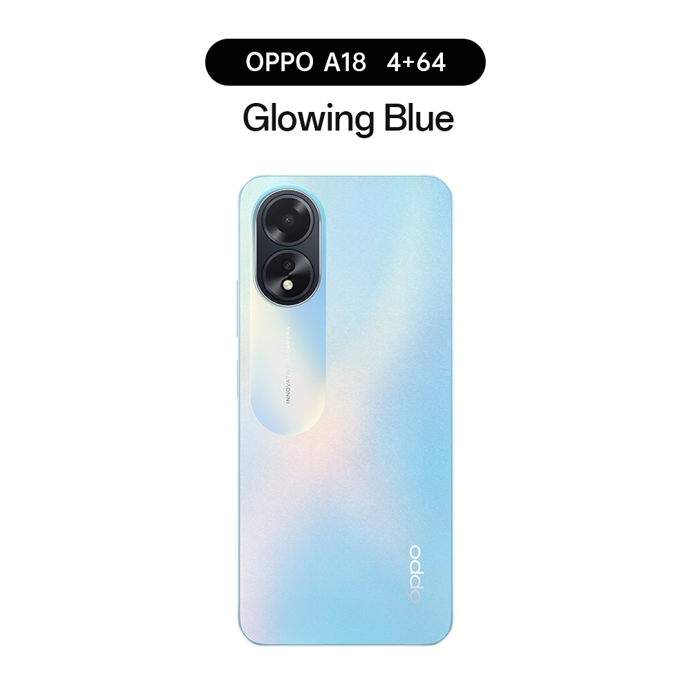 OPPO A18 (4+64G) | กล้องโทรศัพท์ แบตใหญ่ 5000mAh ขยาย RAM ได้ 4GB กล้อง Ultra-volume 300% ประกัน ...