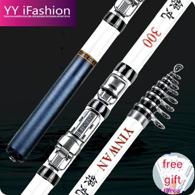 YY iFshion卐 JOSBY Portable Mini Rock Fishing Rod Carp Feeder 3M 2.7M 2 ...