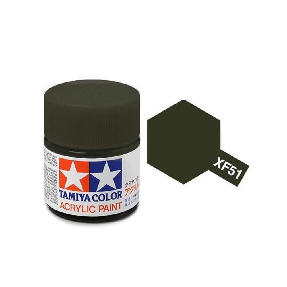 Tamiya Acrylic Paint XF-51 Khaki Drab - XPHobbyStore - ThaiPick