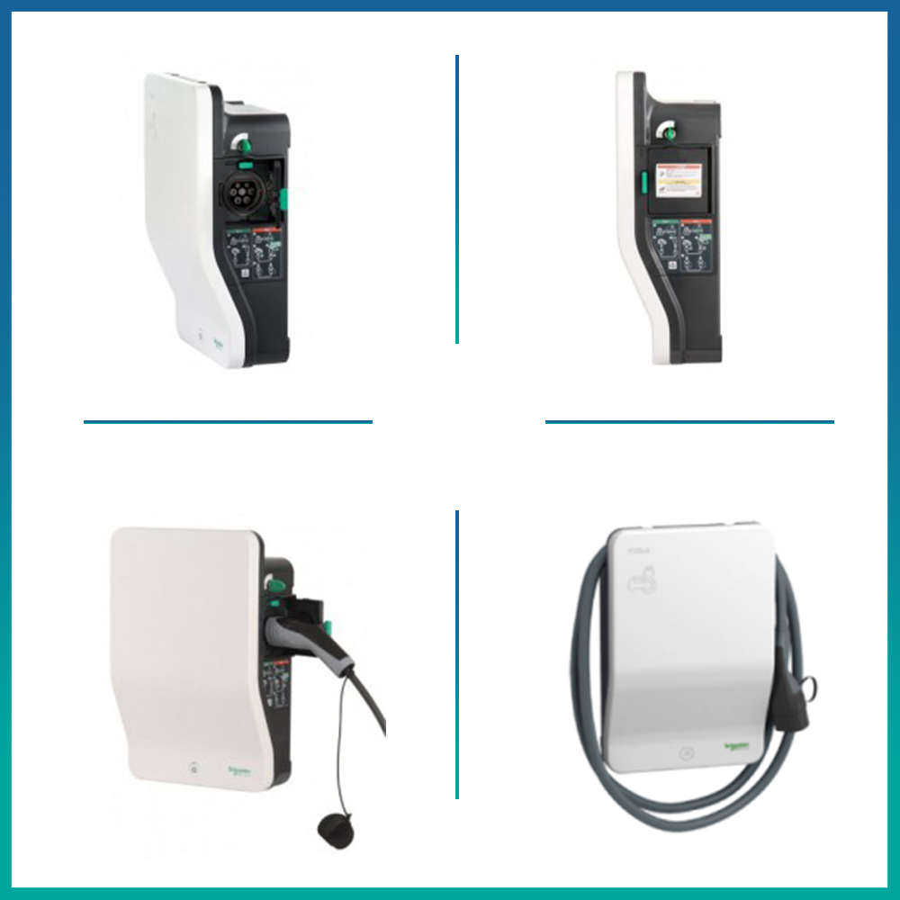 เครื่องชาร์จรถยนต์ไฟฟ้า - Scheider EVlink Wall box 22 kW ( RFID + OCPP ...