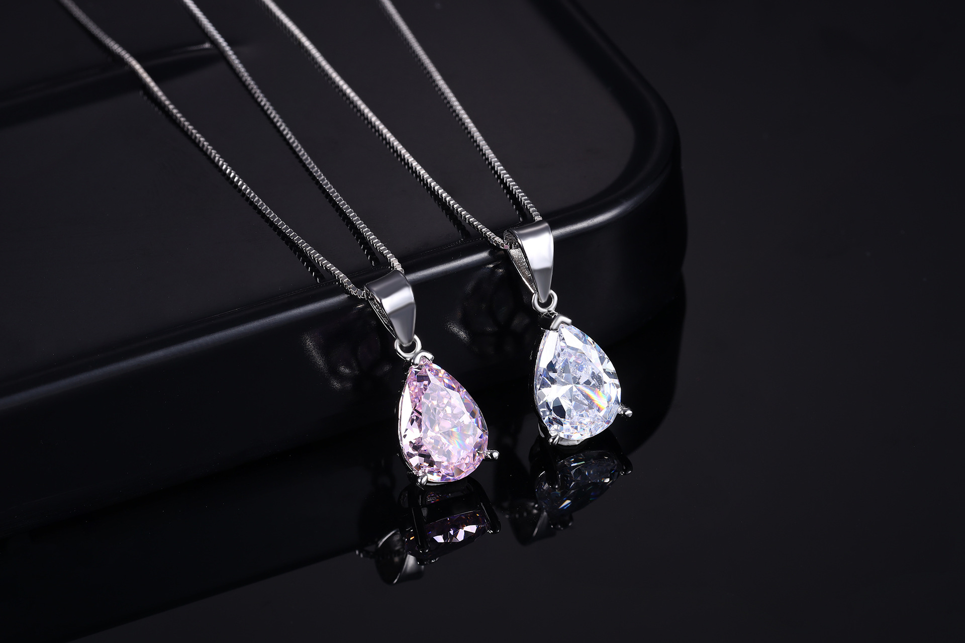 S925 เงินแท้รุ่นใหม่ตัดดอกไม้น้ำแข็ง 9*13m จี้เพชรคาร์บอนสูง TikTok Live ขายร้อนสร้อยคอสาวแฟชั่น ...