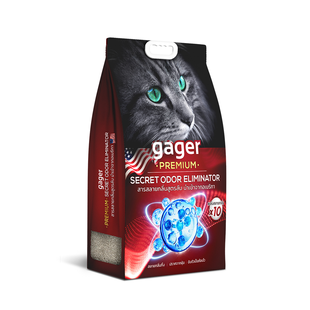 Gager (กาเจอร์) ทรายแมวภูเขาไฟ สารสลายกลิ่นสูตรลับจากอเมริกา พลังสลาย ...