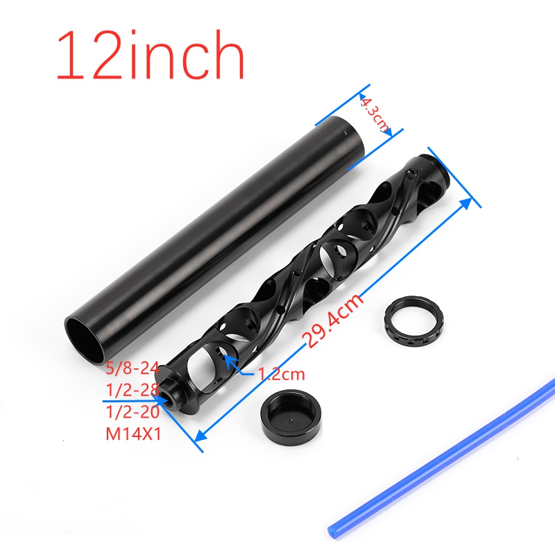 12 Inch Car Fuel Filter Single Core Aluminum Fuel Trap Solvent Filter ...