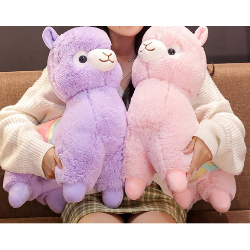 【OG】35cm Rainbow Striped Llama Alpaca Stuffed Plush Doll Xmas Gift ...