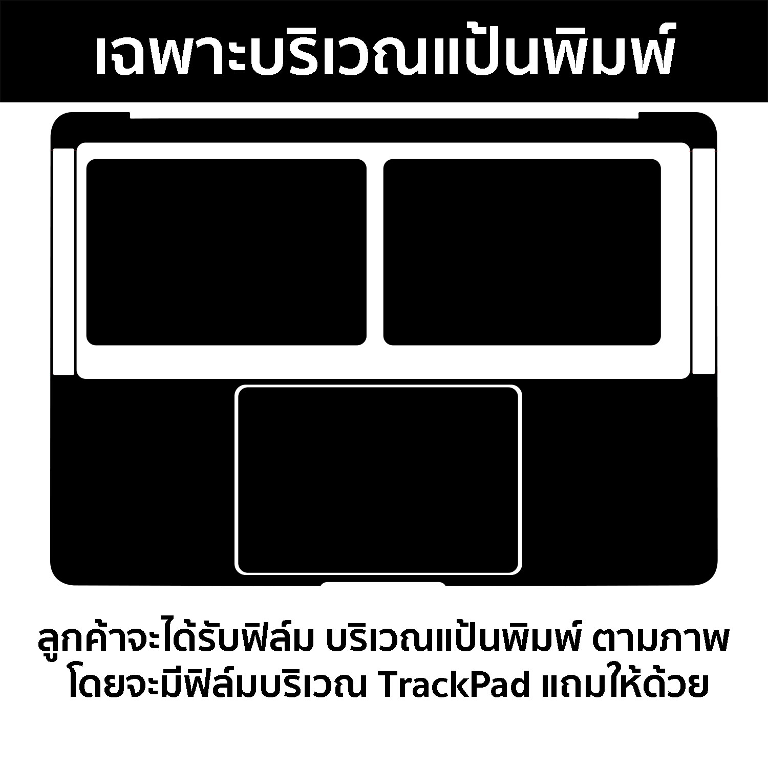 ฟิล์มกันรอย ใช้สำหรับ Macbook Air ปี 2018-2021 M1 / intel MacbookAir ...