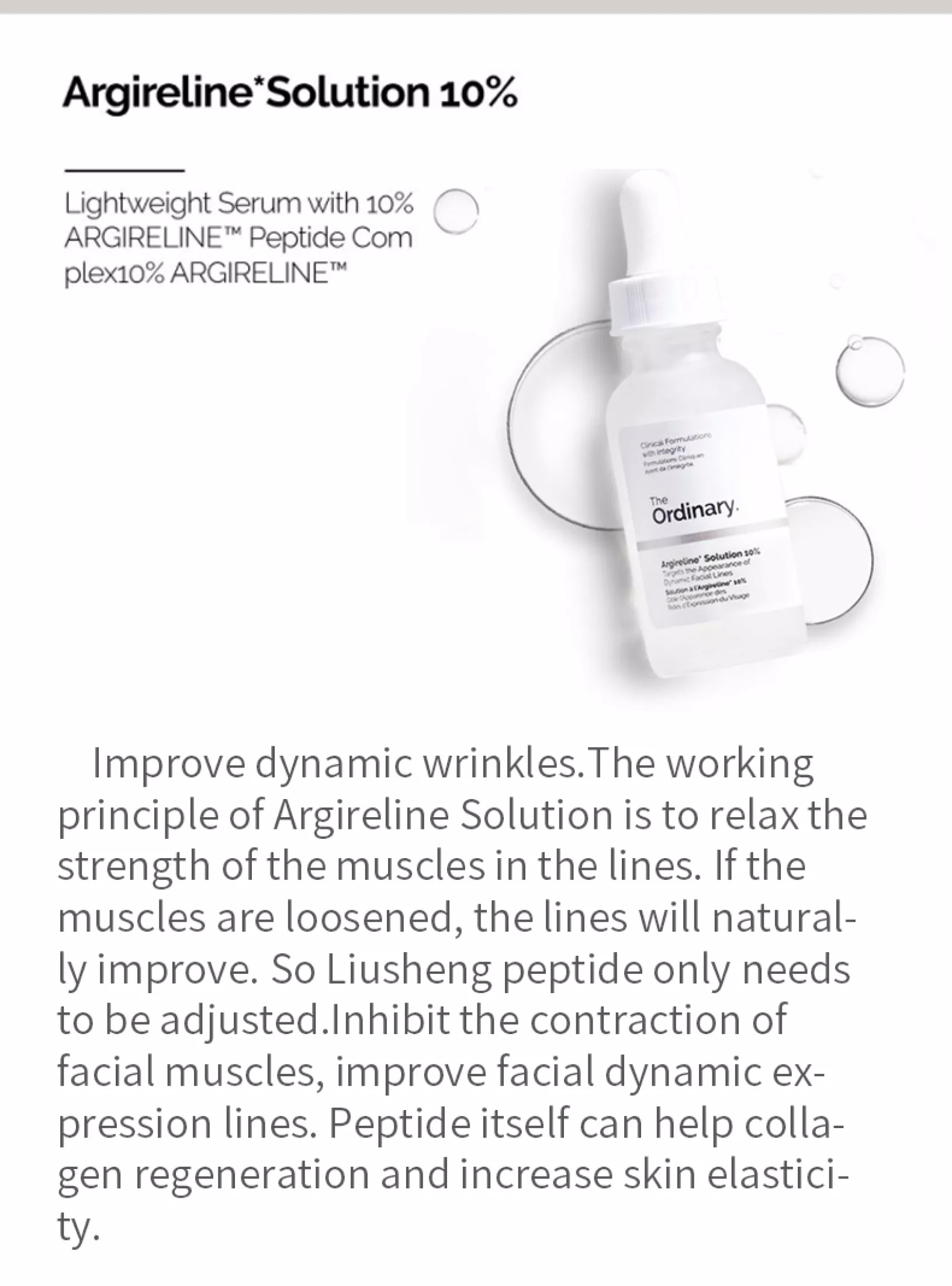 The Ordinary Argireline Solution 10% - 30ml - Beats N Beats - ThaiPick