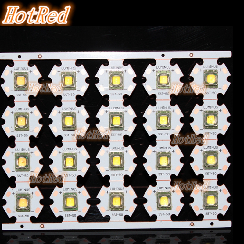 Original 15W Luminus SST-50 SST50 20MM Copper PCB Cold White 6500K Warm ...