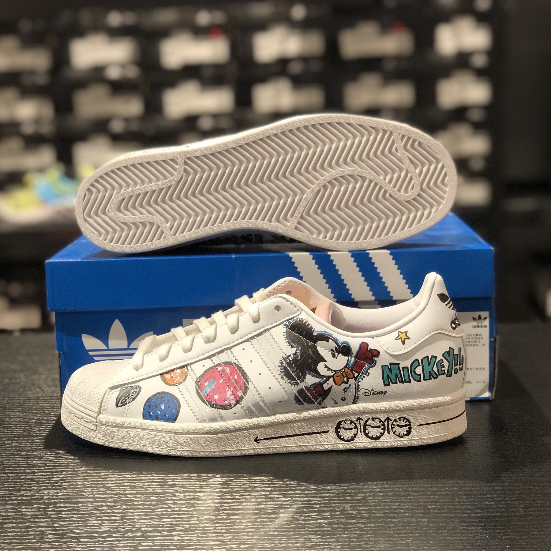 〖Counter Genuine〗ADIDAS SUPERSTAR Men's and Women's Sports Sneakers ...