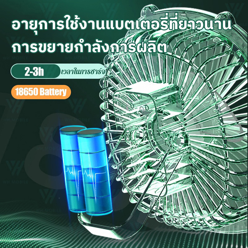 Yulozea พัดลมพกพา 8 พัดลมตั้งโต๊ะ ขนาดเล็ก พัดลมเทอร์โบ USB ชาร์จ 4500 ...