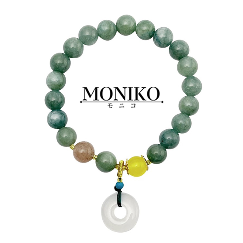 MONIKO สร้อยข้อมือหยก เครื่องประดับ ของขวัญ ย้อนยุค มรกต อินเทรนด์ ...