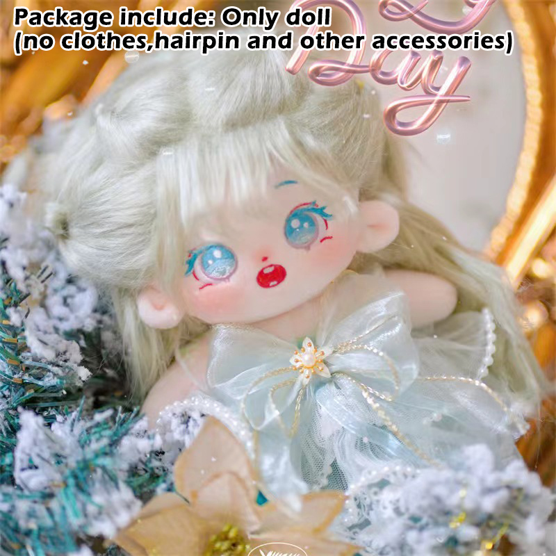 20cm Green Long Hair Blue Eye Pretty Girls Doll Jennie Lisa Rose Jisoo ...