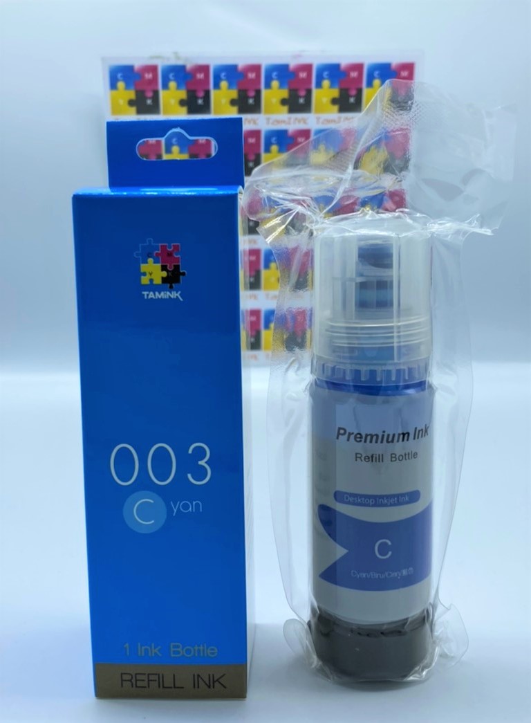 หมึกเติมสำหรับ003 หมึกพิมพ์สำหรับปริ้นเตอร์ epsonL3210,L3216,L3250 ...