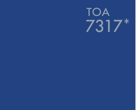 TOA Paint 4seasons ด้าน ภายนอก (1/4กล. , 1กล. , 2.5กล.)(เฉดสี น้ำเงิน ...