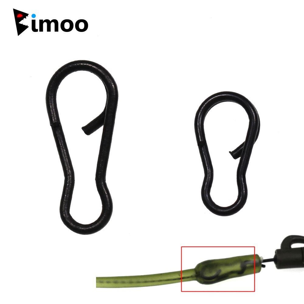 Bimoo 50 pcs 12.5 ซม./9 ซม. Matt Black Quick Change คลิป/Speed Link ...