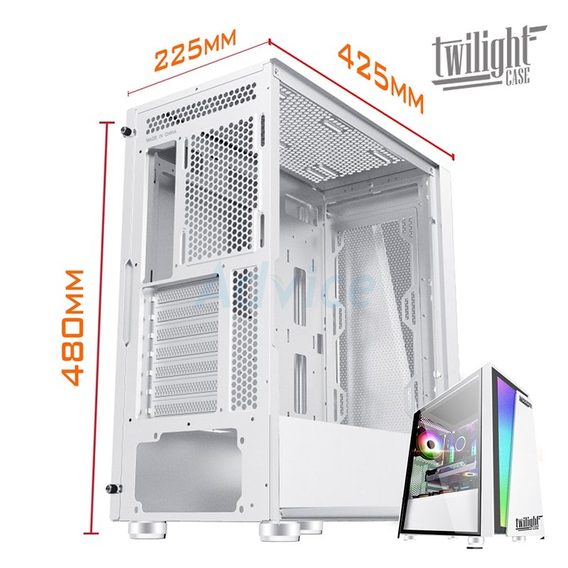 Shock price!! E-ATX Case (NP) ITSONAS Twilight ARGB TG (White) ,case ...