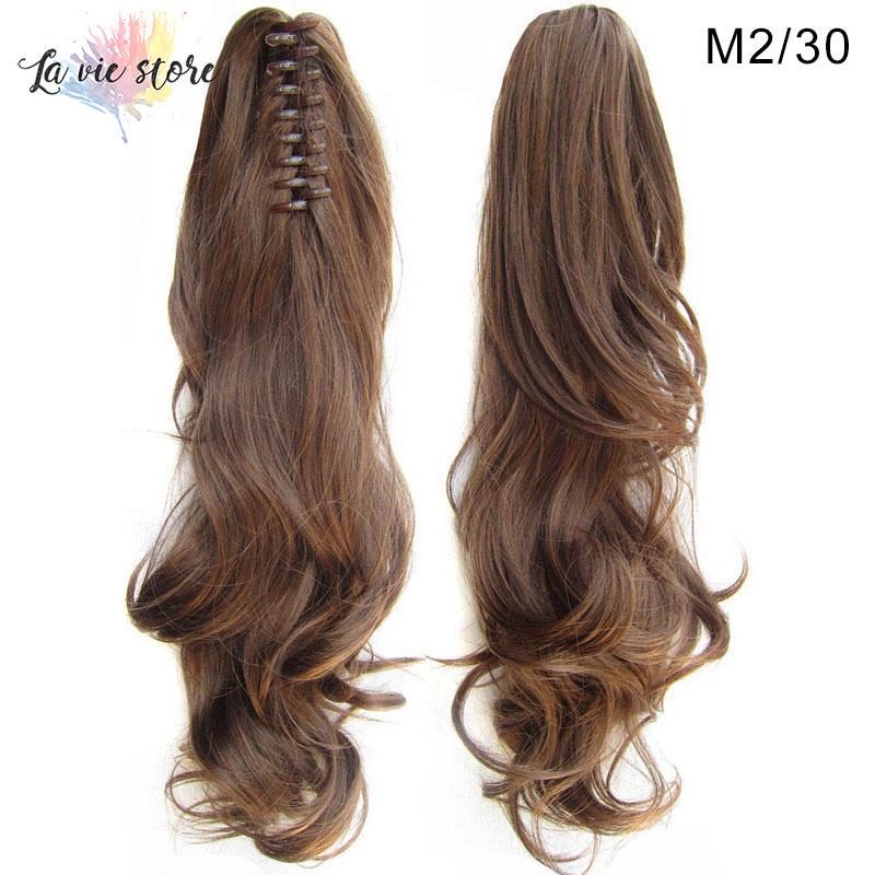 La vis Claw Ponytail Wig Tail Clip Long Curly Hair Heat-Resisting ...