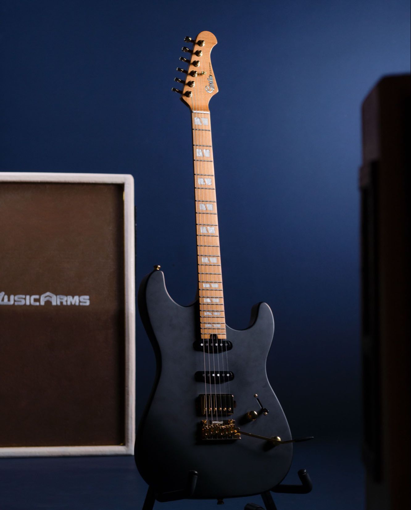 Gusta GCH HSS Black Edition กีต้าร์ไฟฟ้า Electric Guitar Music Arms ...
