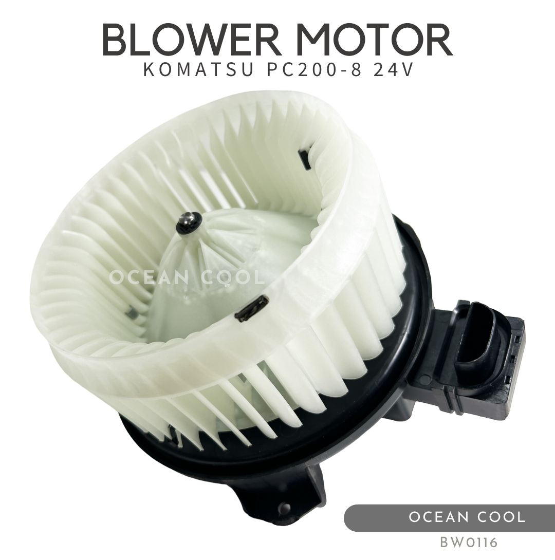 โบลเวอร์ โคมัตสุ PC200-8 24 โวลต์ BW0116 BLOWER MOTOR KOMATSU PC200-8 ...
