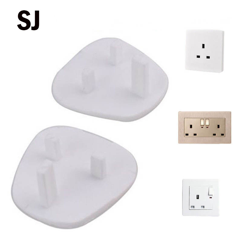12/24/48pcs Plug Socket Covers Babies Kids Safety Protector for UK 3 ...