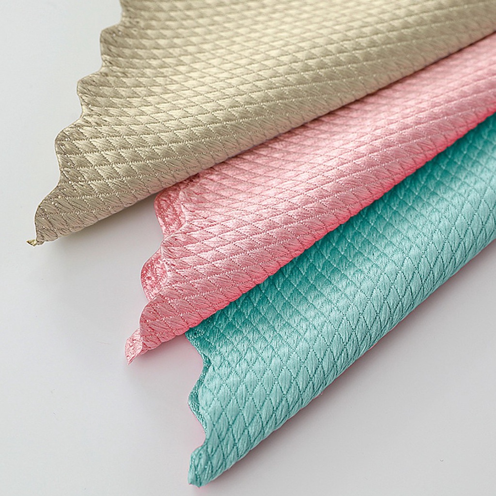 5PCSSet Fish Scale Cloth Microfiber Cloth Kitchen Dish Towel Super ...