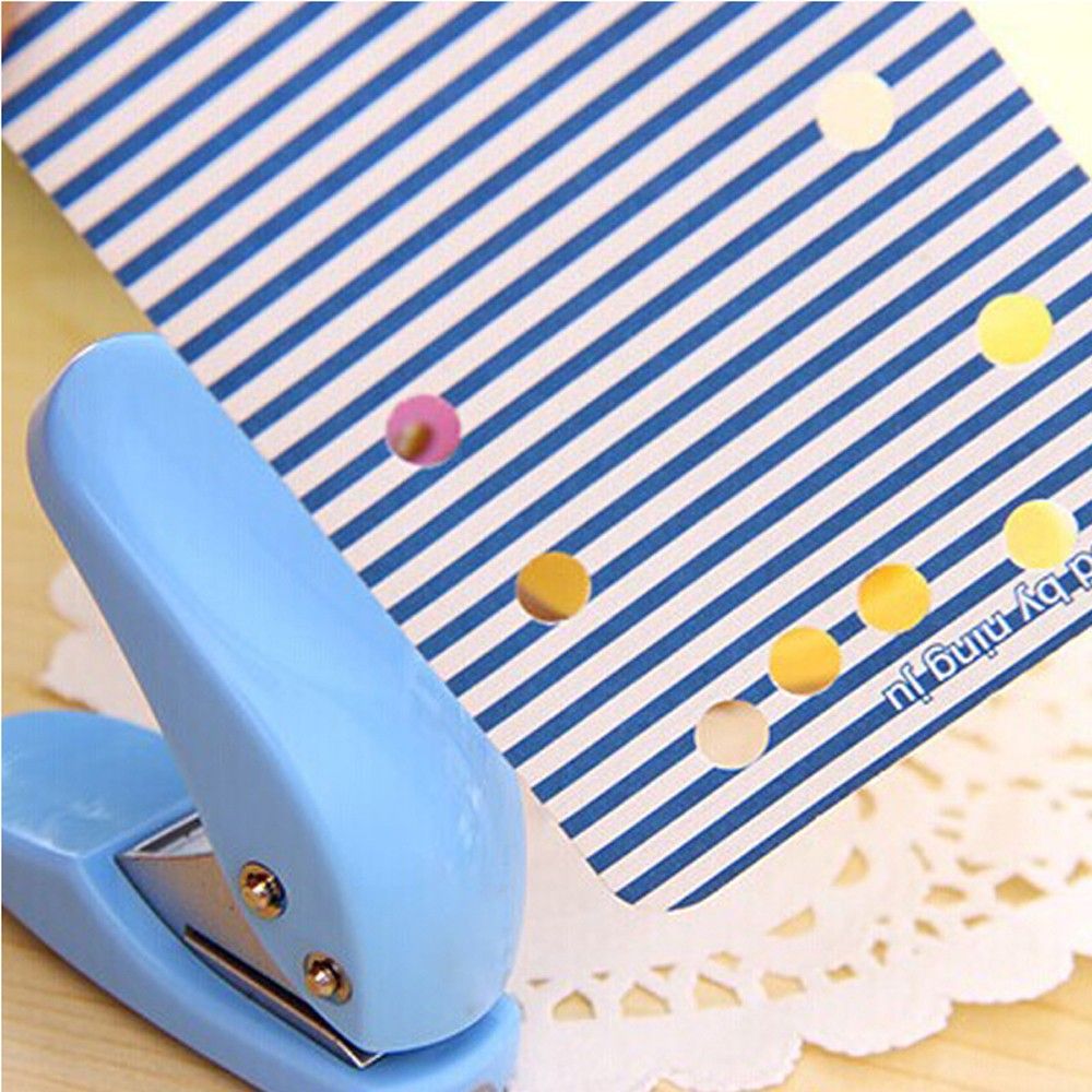 PIUJ ทนทานแบบพกพา Confetti DIY Handmade Card ที่เจาะสมุดภาพ DIY วงกลม ...