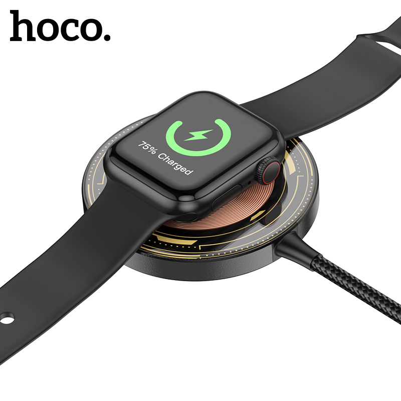 HOCO Magnetic Wireless Phone Charger 3in1 For iP 14 13 12 ProMax Watch ...