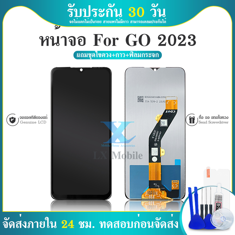 LCD หน้าจอ อะไหล่หน้าจอสัมผัส LCD พร้อมกรอบ สําหรับ Tecno Spark Go 2023 ...
