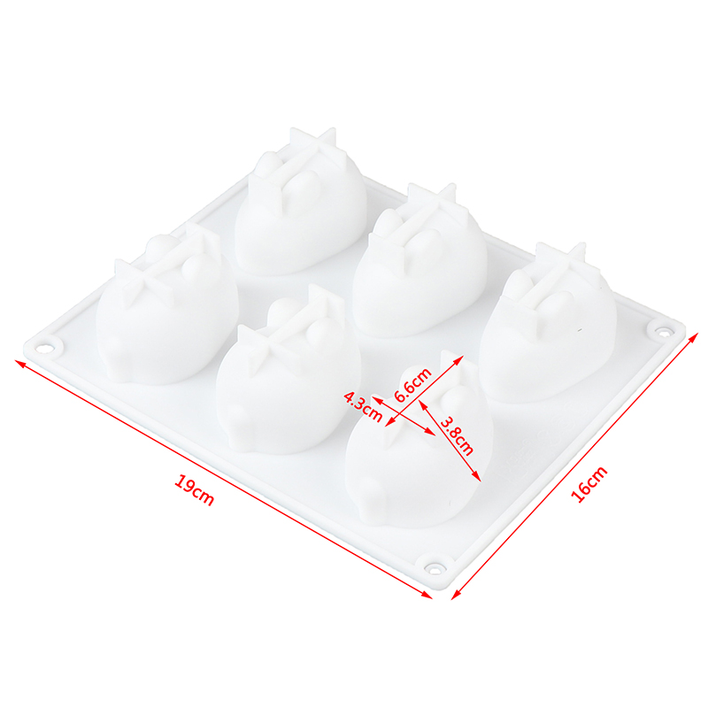 LLS Silicone 3D Bunny Rabbit Mold Cake Decorating Mould for Baking ...