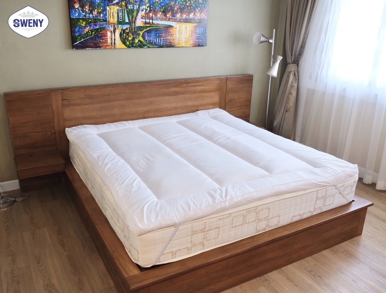 1แถม1🔥Topper ท๊อปเปอร์โรงแรม (แถมหมอนหนุน 1 ใบ) เบาะรองนอน แผ่นรองที่ ...