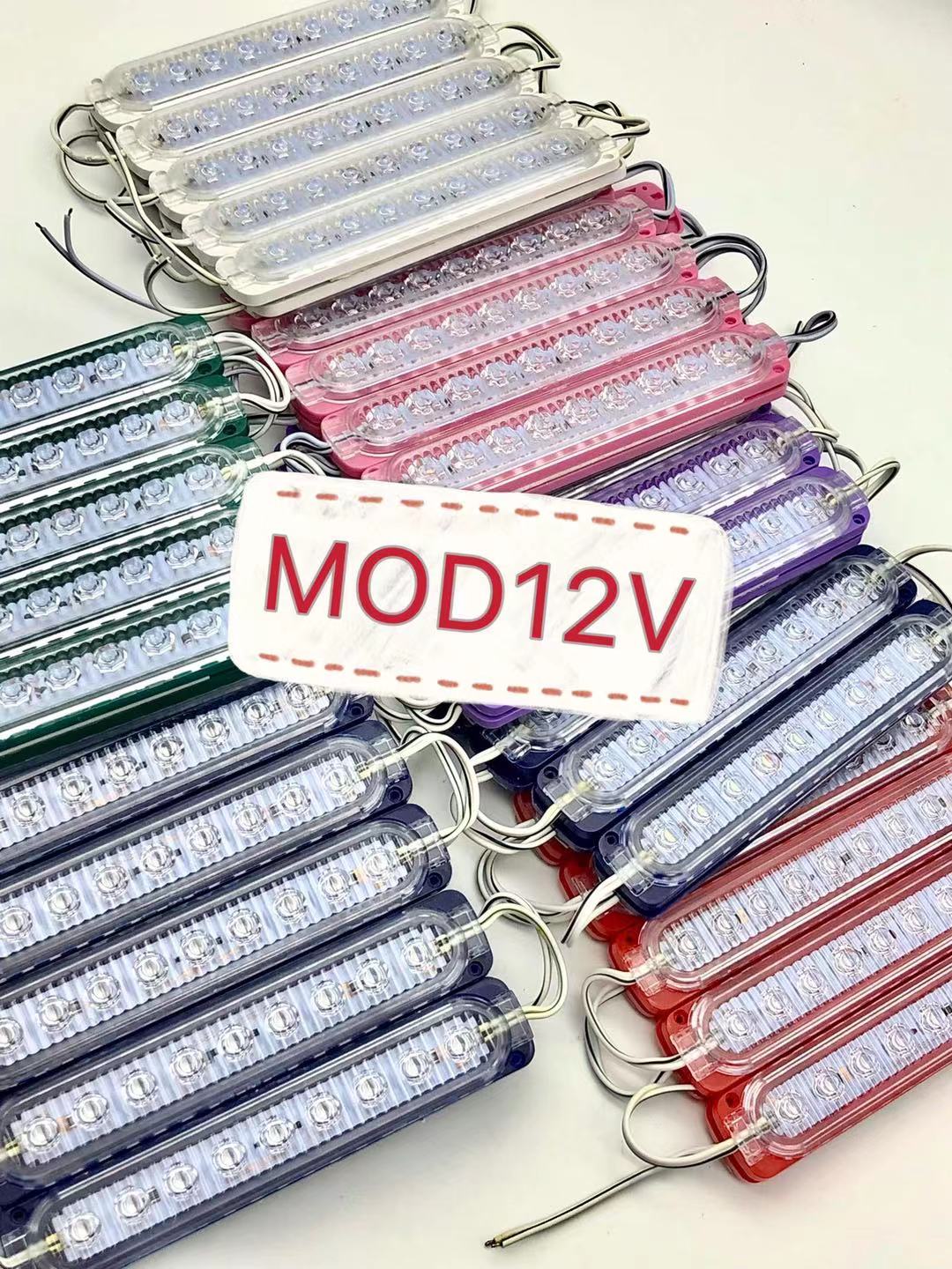 ไฟโมดุล LED Module 9led มี12vกับ24v รถใหญ่ มี8สีให้เลือก 1ชิ้น10ชิ้น(1 ...
