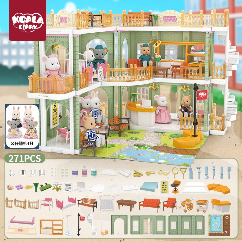 [COD] Koala diary two-story large villa FDE67391 play house doll ...