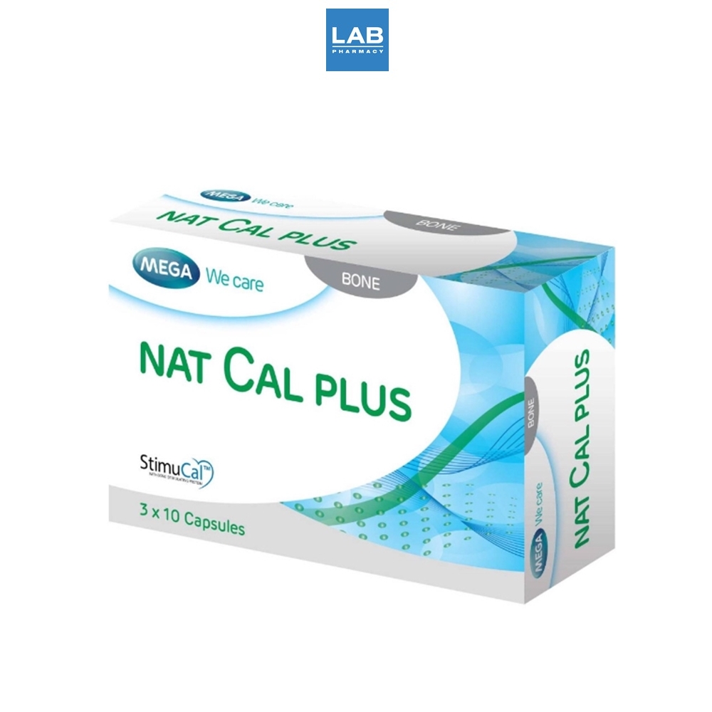 MEGA We Care Nat Cal Plus 30 Capsules แนท แคล พลัส (ผลิตภัณฑ์เสริมอาหาร ...