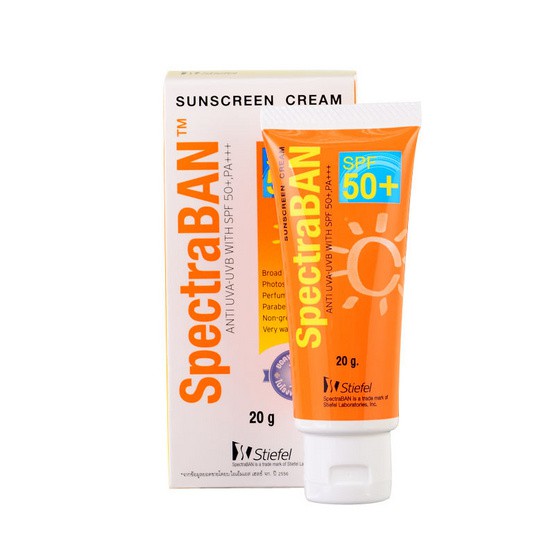 Spectraban SUN Screen Cream SPF50+ PA+++ 20 g. สเปคตร้าแบน ครีมกันแดด ...