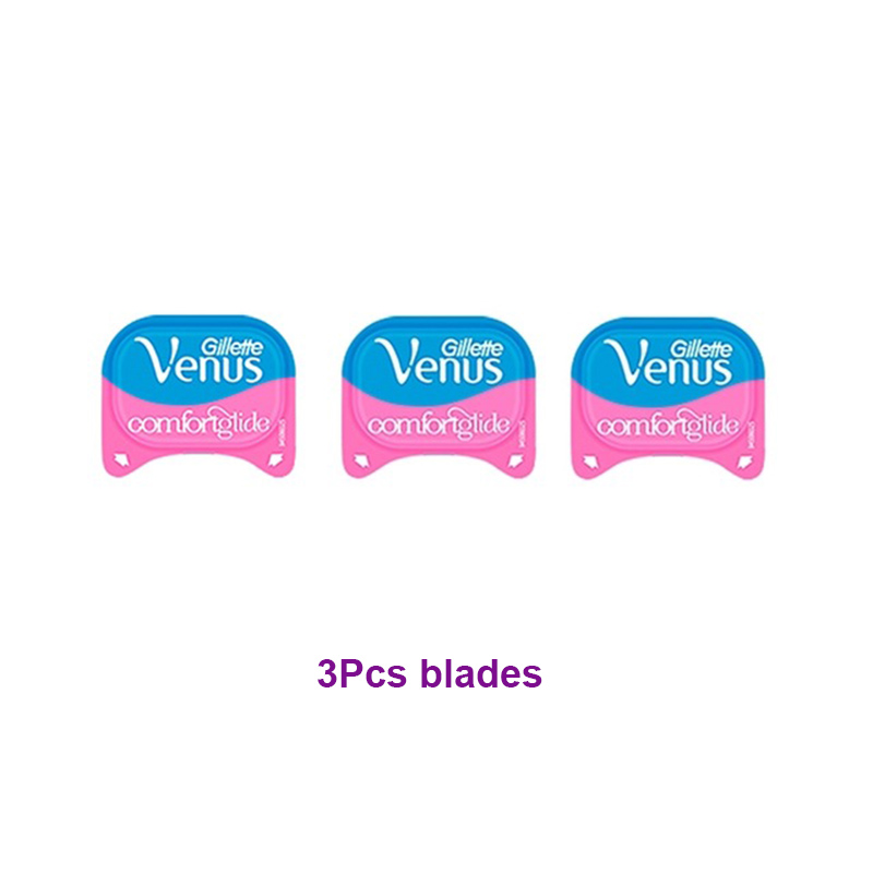 Gillette Women Razor Venus Breeze 3 Layers Stainless Steel Shaving ...