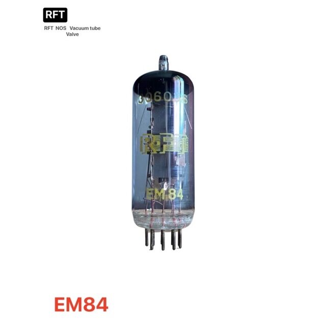 หลอดตาแมว EM84 RFT Magic Eye NOS Vacuum tube Valve PACK 1 ชิ้น Tube with triode amplifier ...