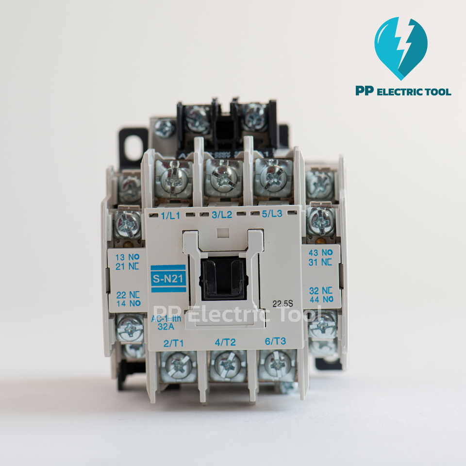 แมกเนติก คอนแทคเตอร์ SN-21 MAGNATIC CONTACTOR 2NO 2NC AC-1=lth 32A COIL ...