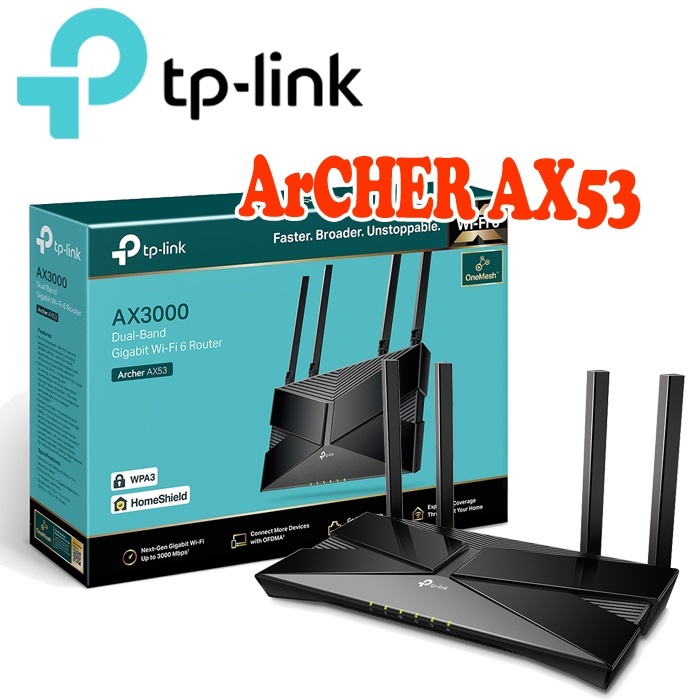ประกัน LT TP-LINK Archer AX55 AX3000 Dual Band Gigabit Wi-Fi 6 Router ...