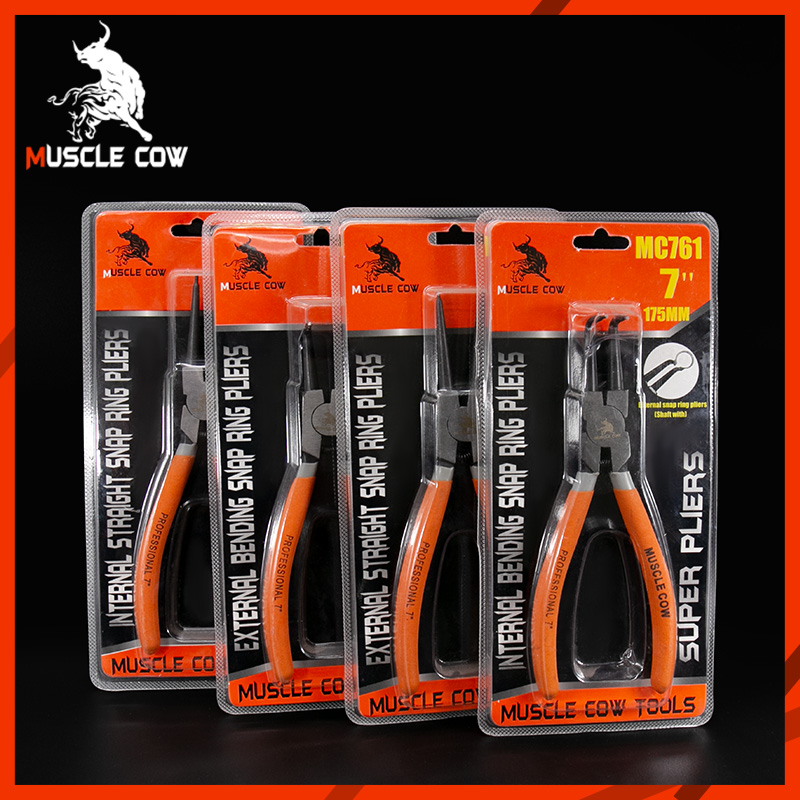 MUSCLE COW คีมหุบ-ถ่างแหวนปากตรง ปากงอ คีมถ่างแหวน คีมหุบแหวนปากตรง คีม ...